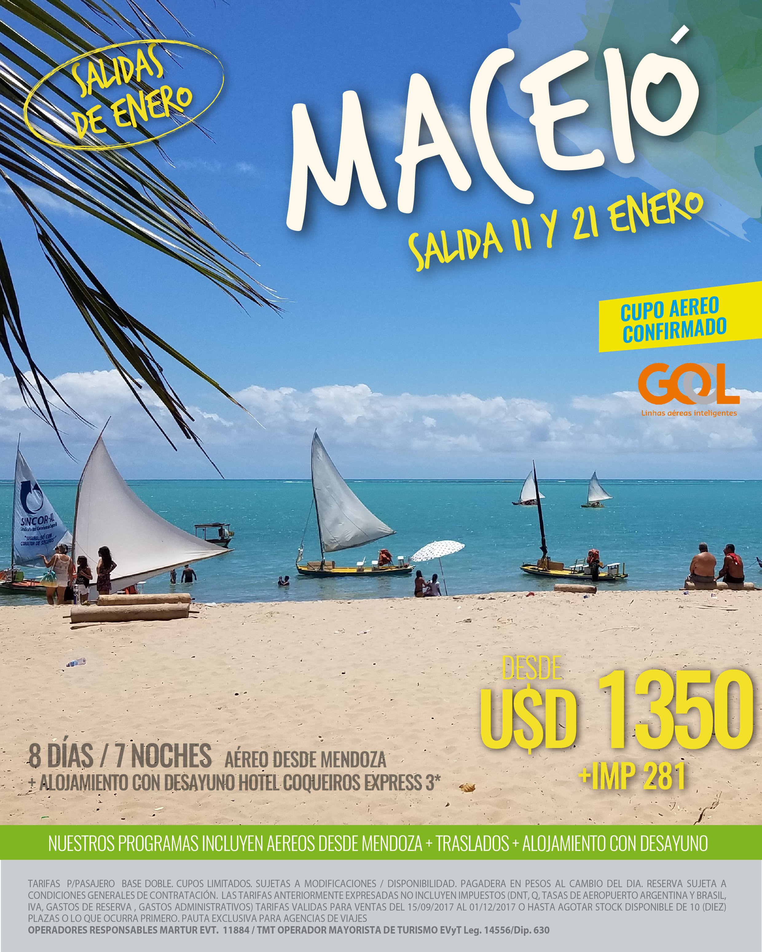 Maceió, la playa más tropical de Brasil - Turismo Estación